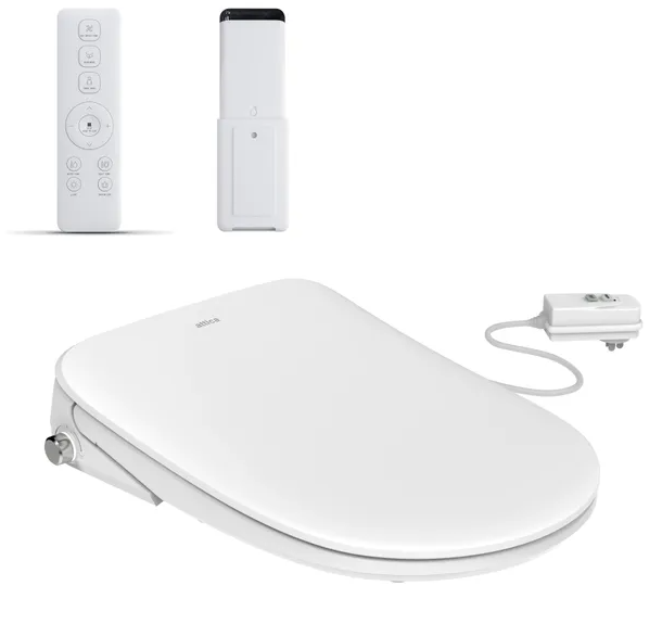 Pure Living Rimless Vortex Flush Toilet Suites with Smart Bidet Seat ...